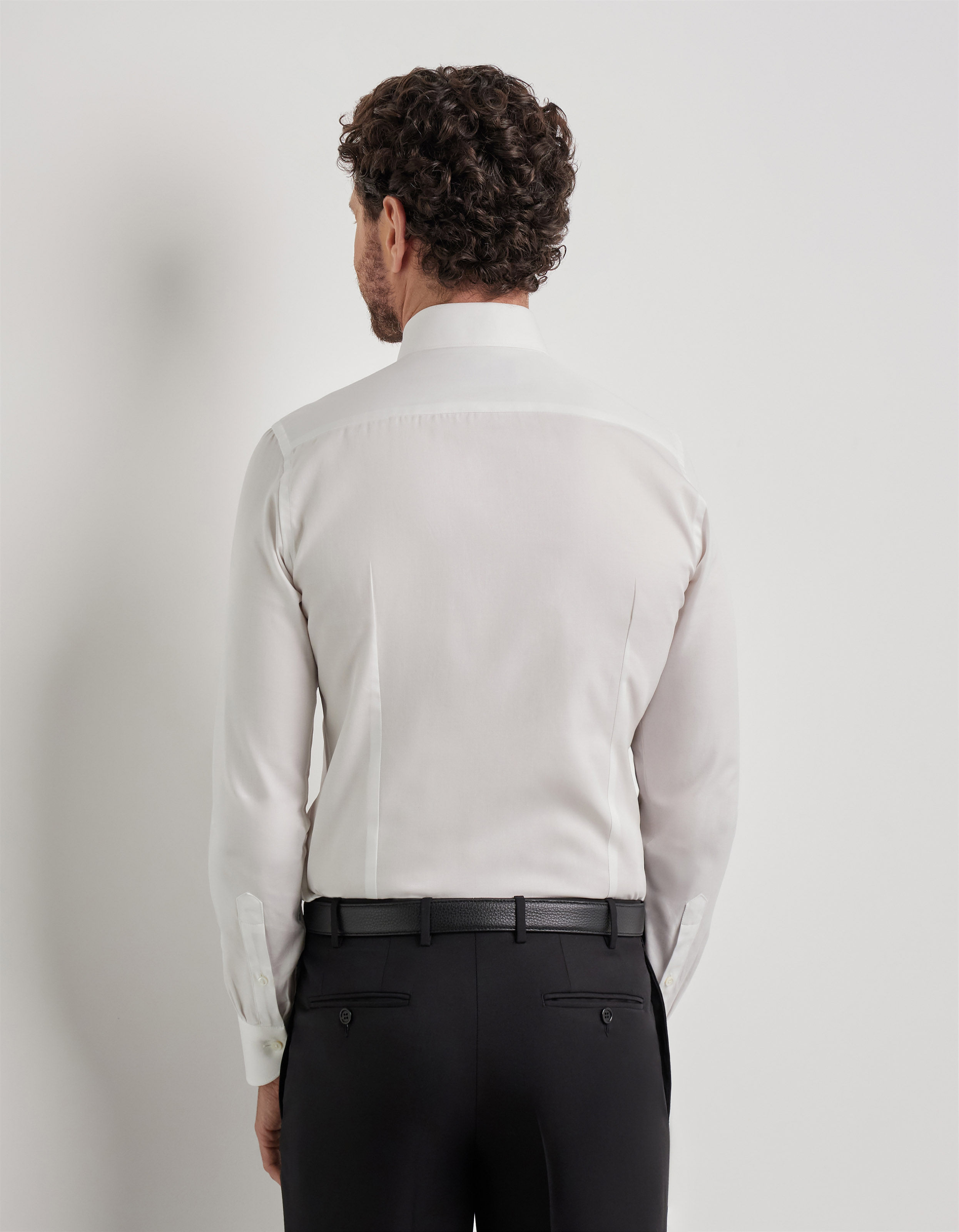 Slim-fit shirt in white cotton - Canali EU