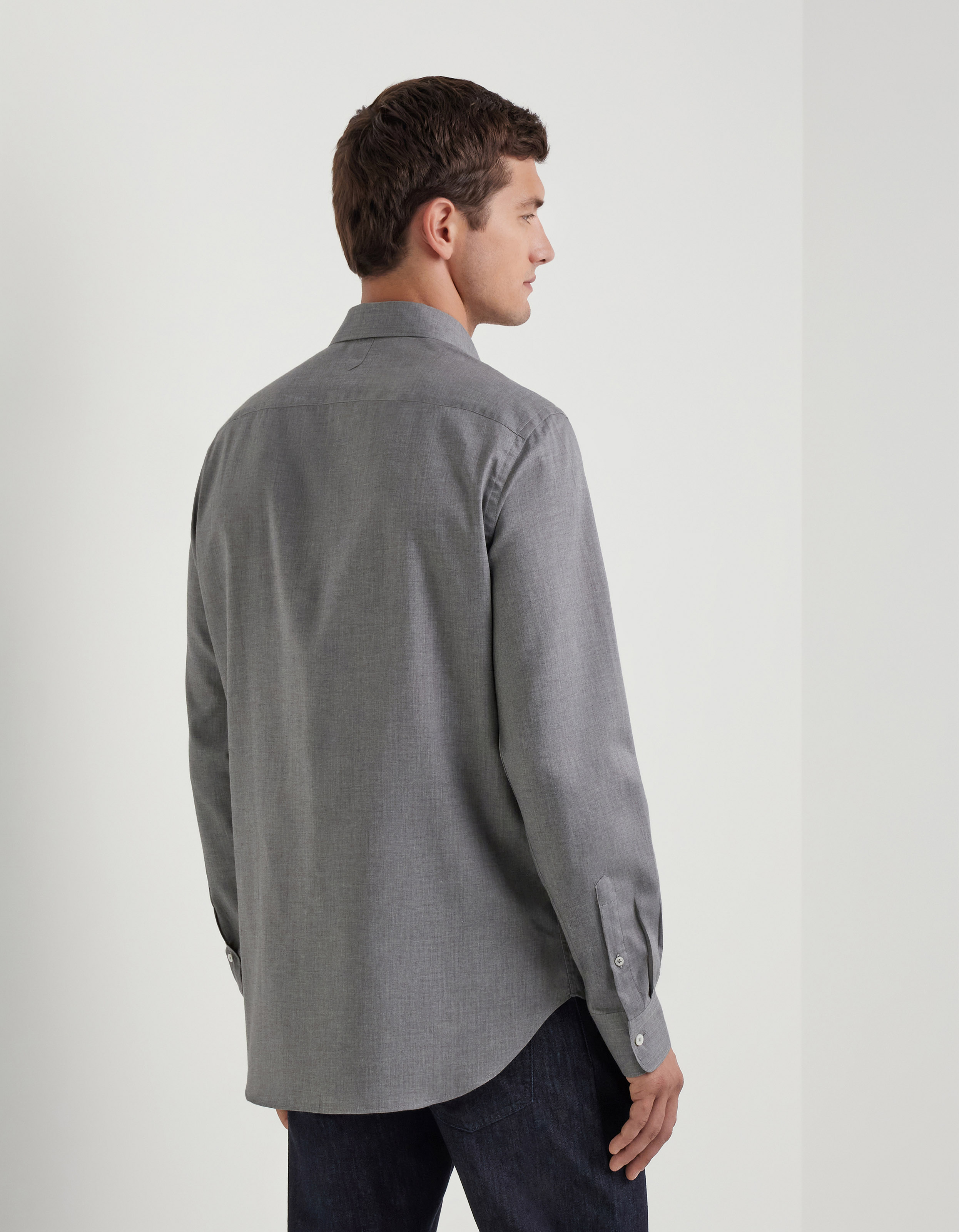 Casual regular fit cotton shirt - Canali INTL