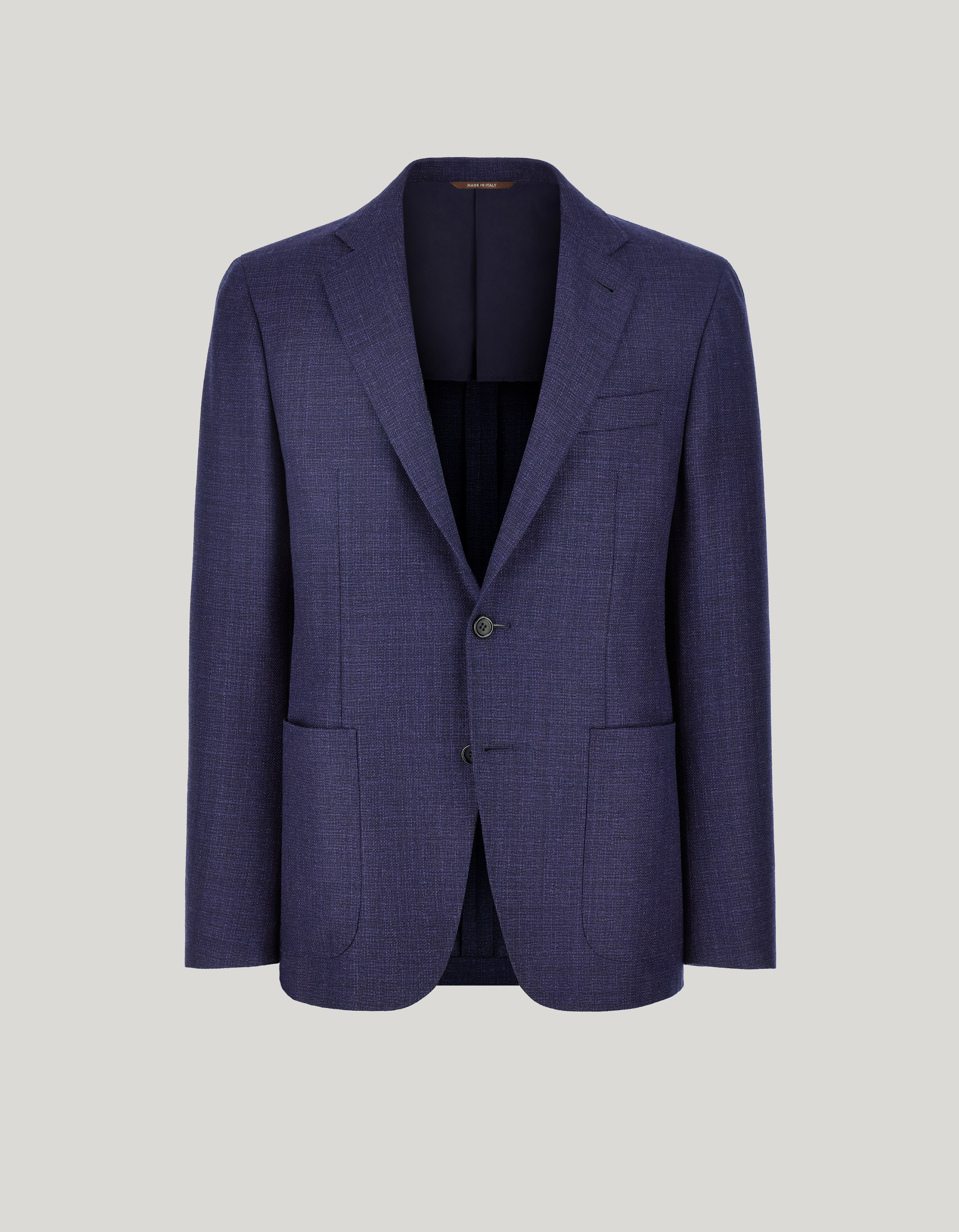Men’s blue pure wool jacket - Canali INTL